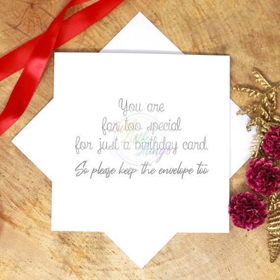 Funny Birthday Card Envelope