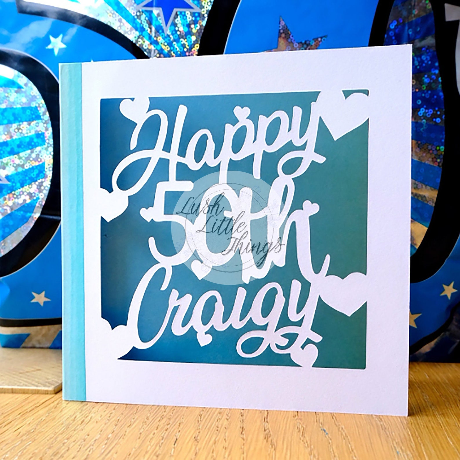 Happy Birthday Cut Out Card Birthday Card Cut Out Card - Etsy