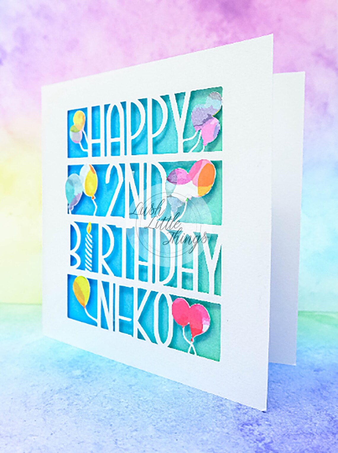 Happy Birthday Cut Out Card Birthday Card Cut Out Card | Etsy