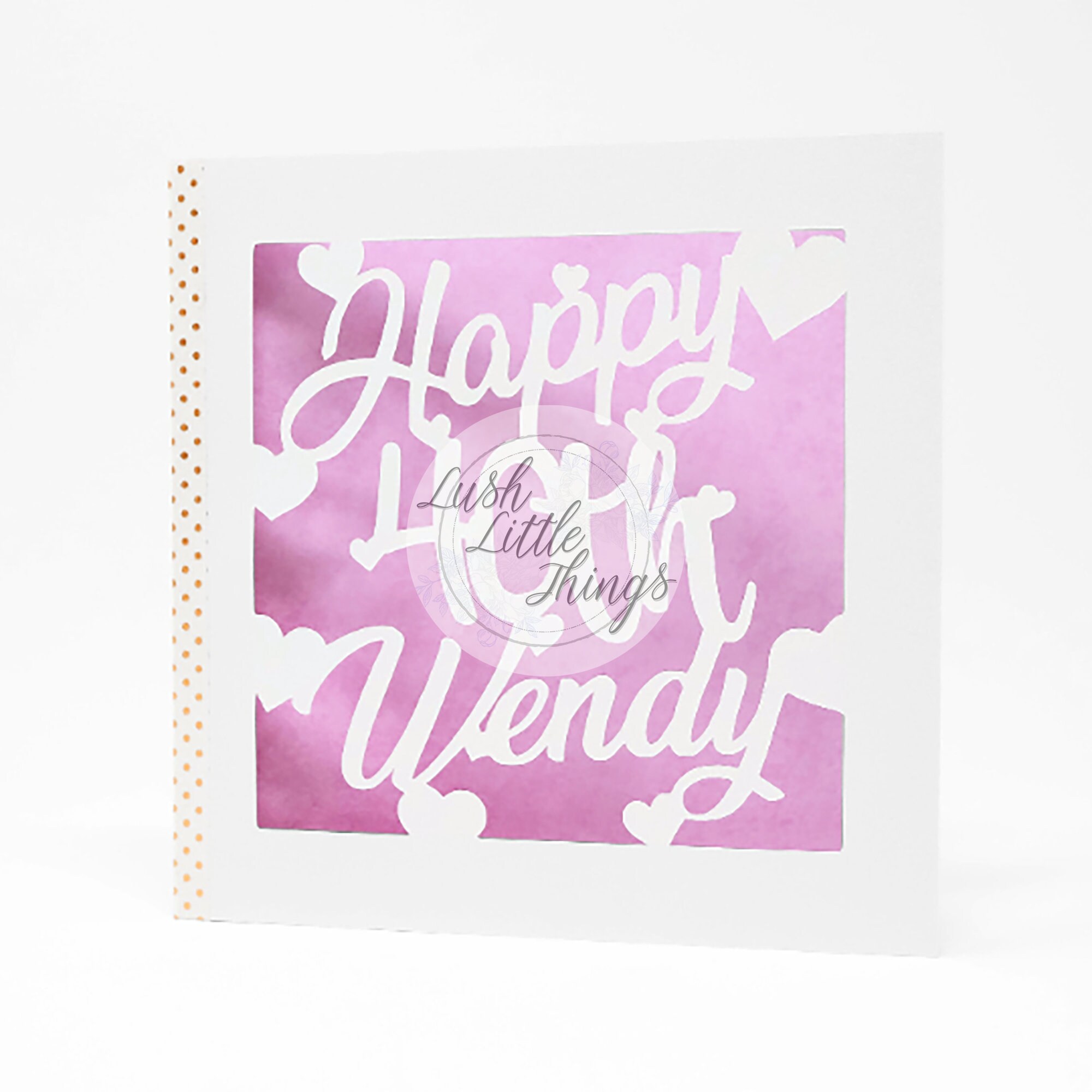 Happy Birthday Cut Out Card Birthday Card Cut out card | Etsy