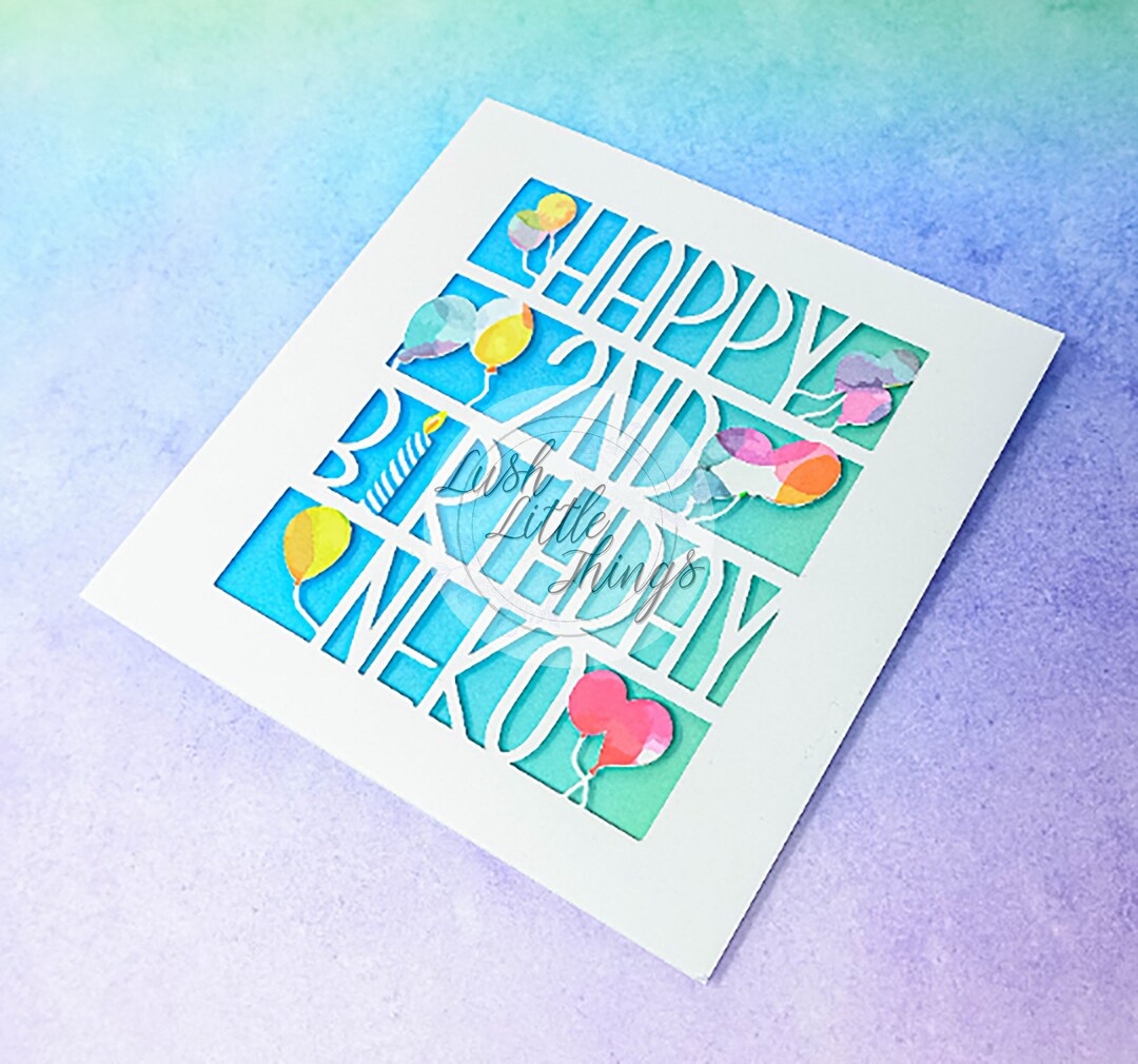 Happy Birthday Cut Out Card | Birthday Card | Cut Out Card ...