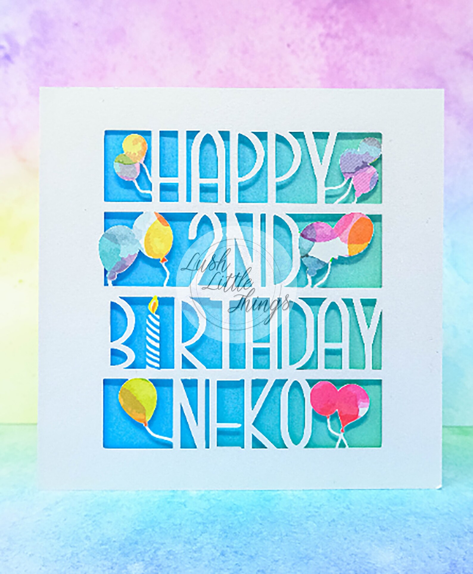 Happy Birthday Cut Out Card Birthday Card Cut Out Card | Etsy