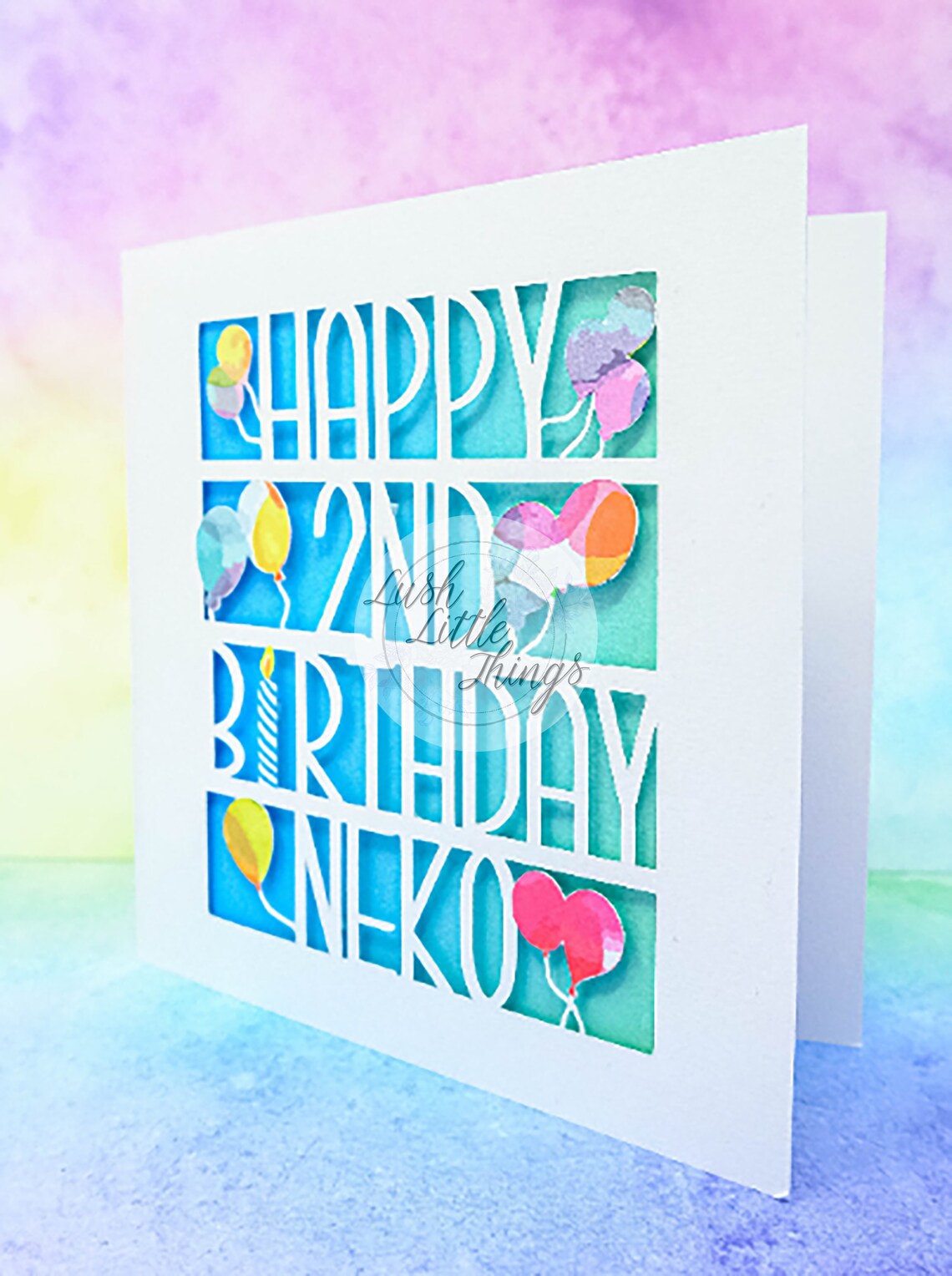 Happy Birthday Cut Out Card Birthday Card Cut Out Card | Etsy
