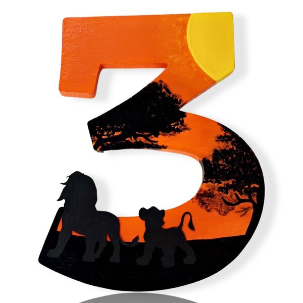 Lion King Letters - Etsy UK
