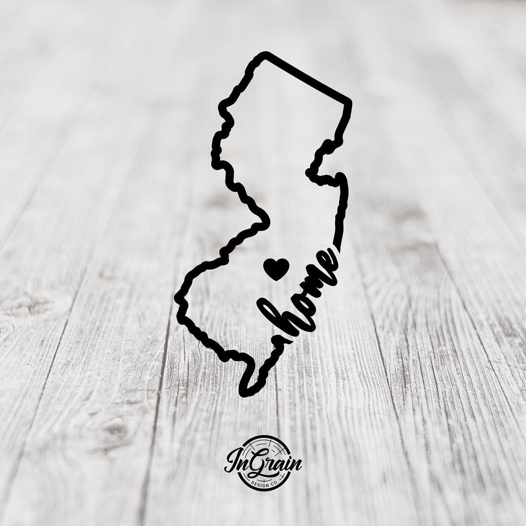 New Jersey Svg — Home Svg — State Svg — Pride Svg - Etsy