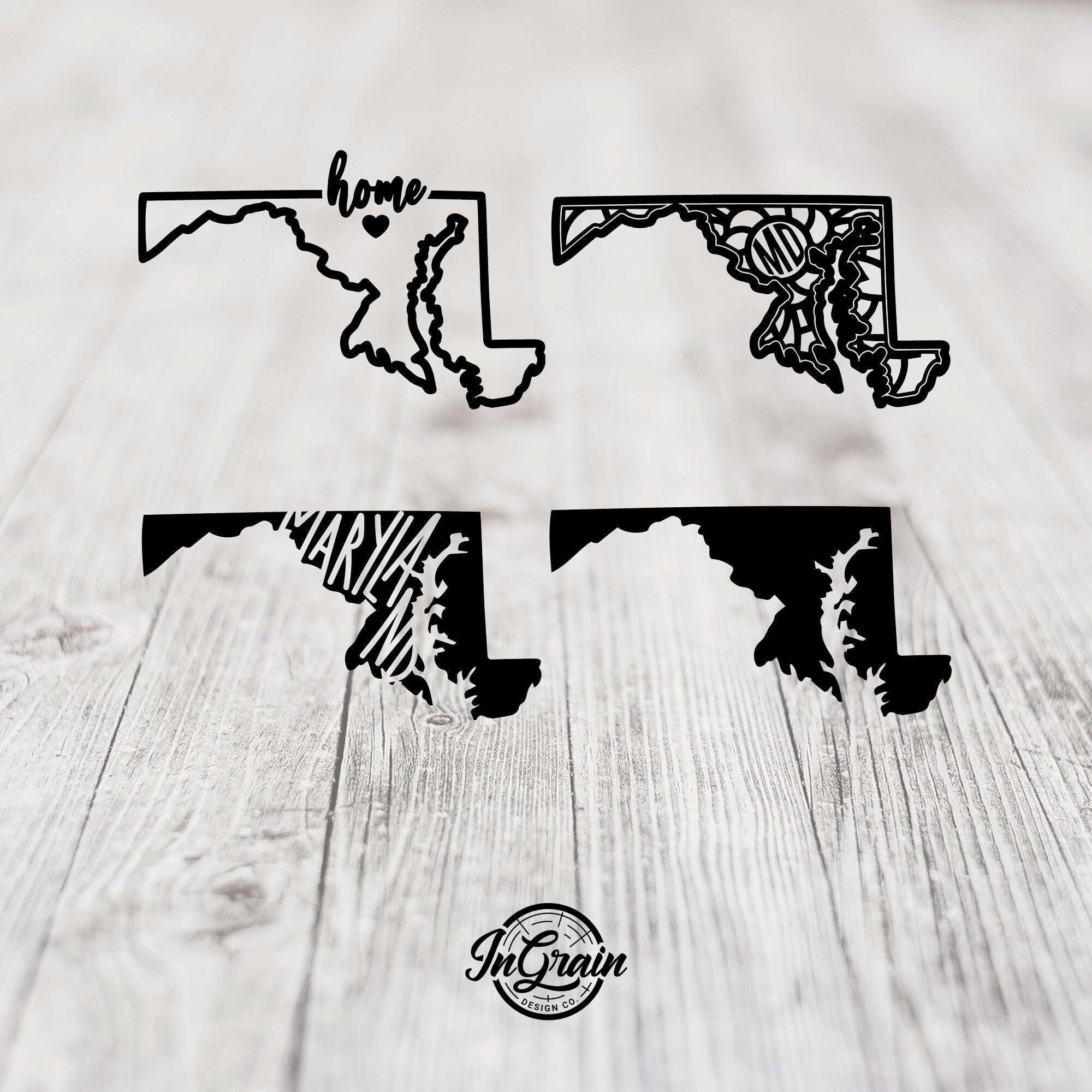 Buy Maryland State Bundle Svg Maryland Svg State Svg Home Online in ...