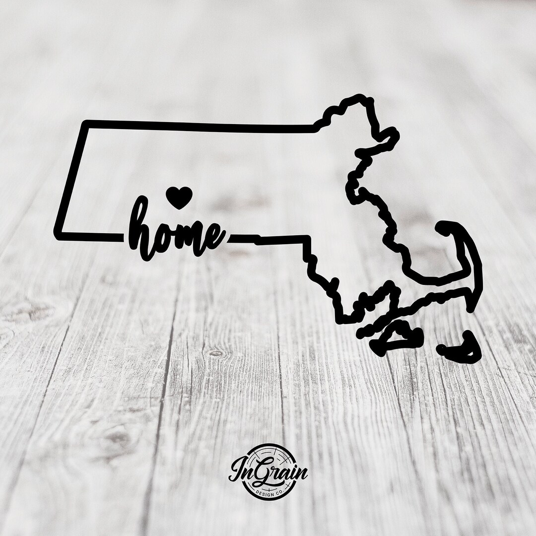 Massachusetts Svg — Home Svg — State Svg — Pride Svg - Etsy