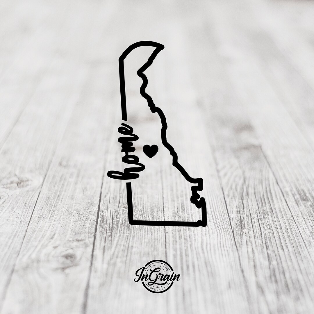 Delaware Svg Inicio Svg State Svg Orgullo Svg - Etsy México