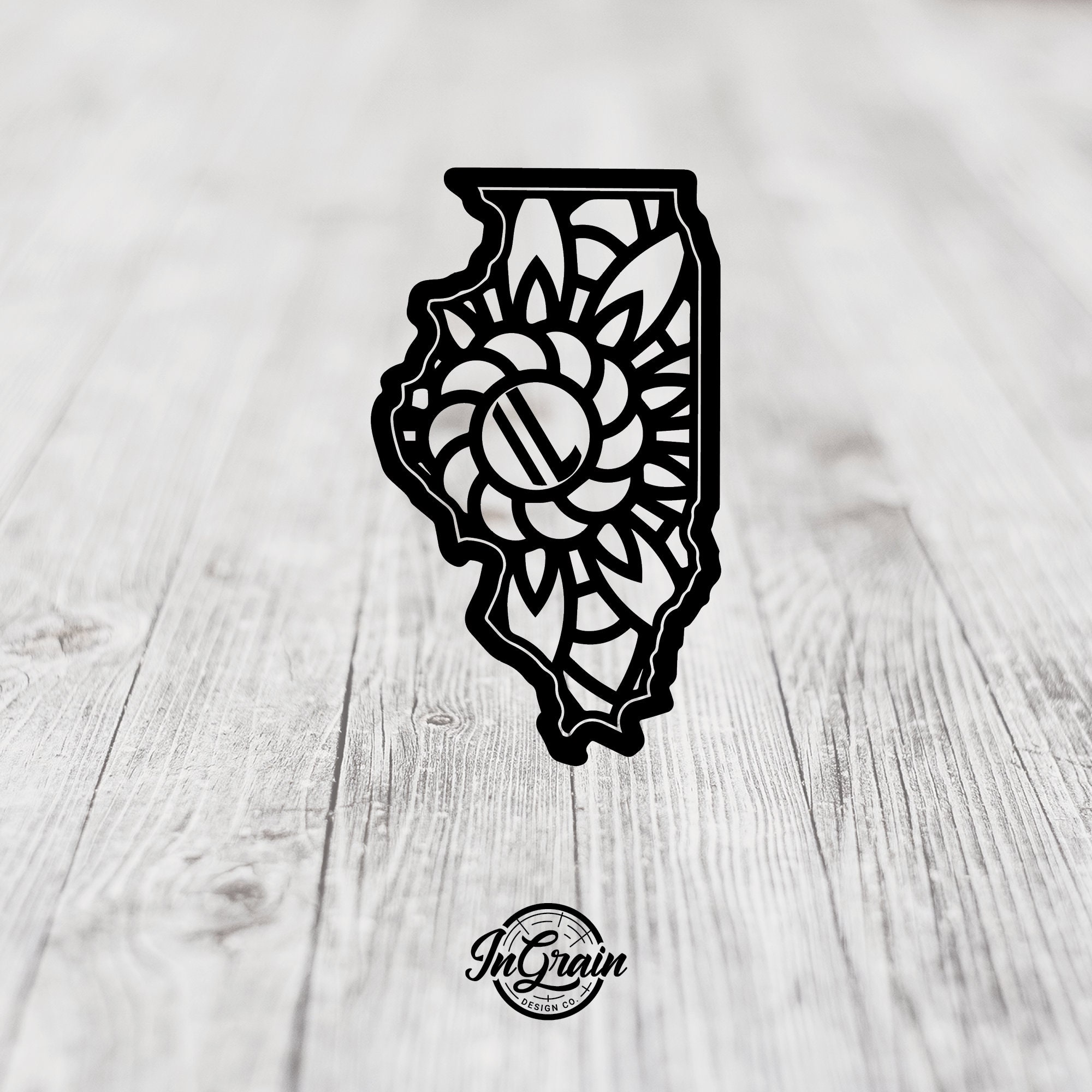 Illinois State Bundle Svg Illinois Svg State Svg Home - Etsy