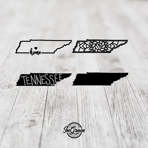 Tennessee State Bundle Svg Tennessee Svg State Svg Home | Etsy