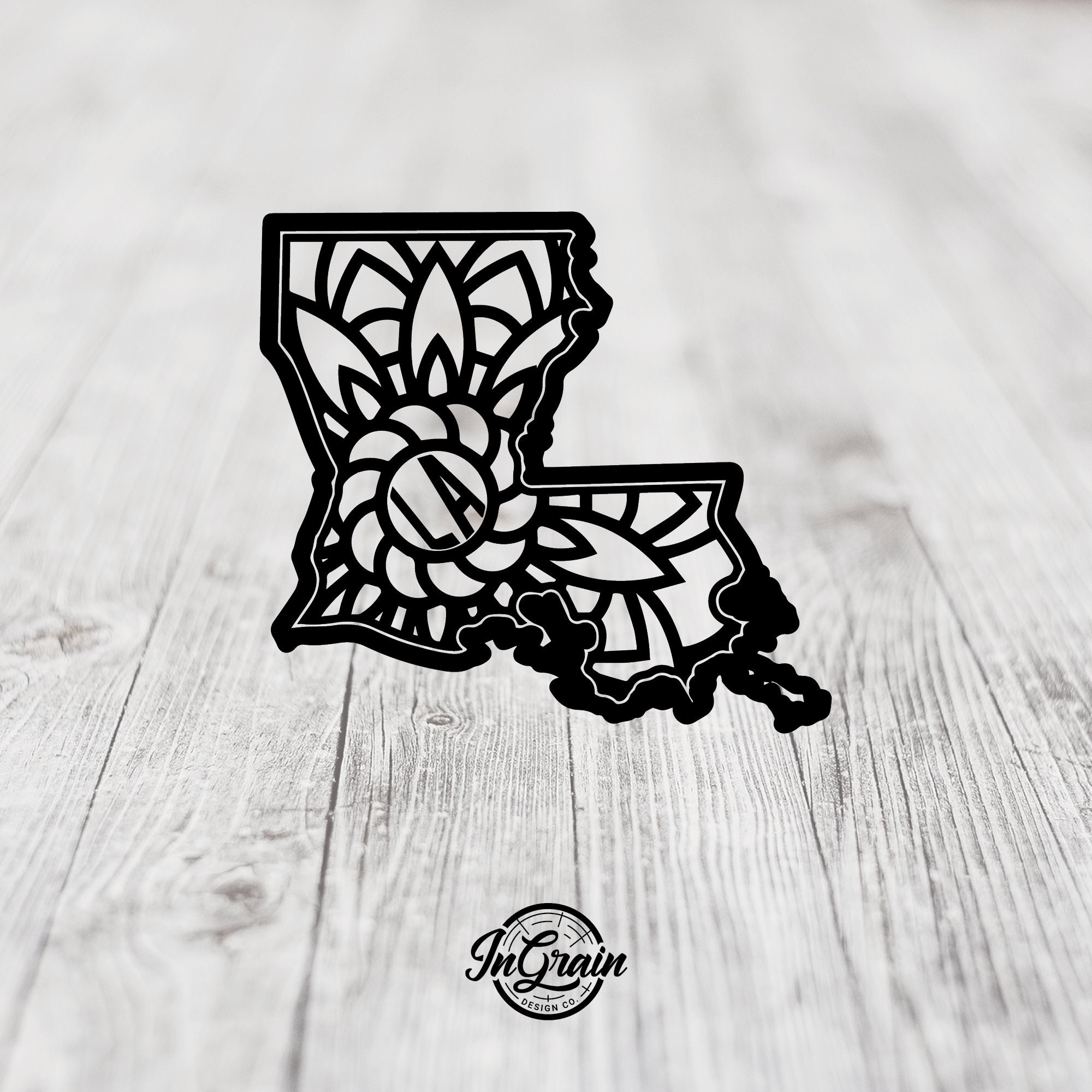 Louisiana State Bundle Svg Louisiana Svg State Svg Home Svg Mandala Svg ...