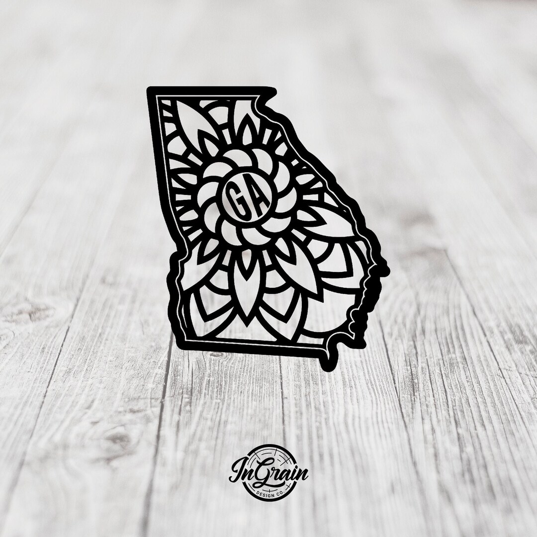 Georgia Svg — Mandala Svg — State Svg — Pride Svg - Etsy