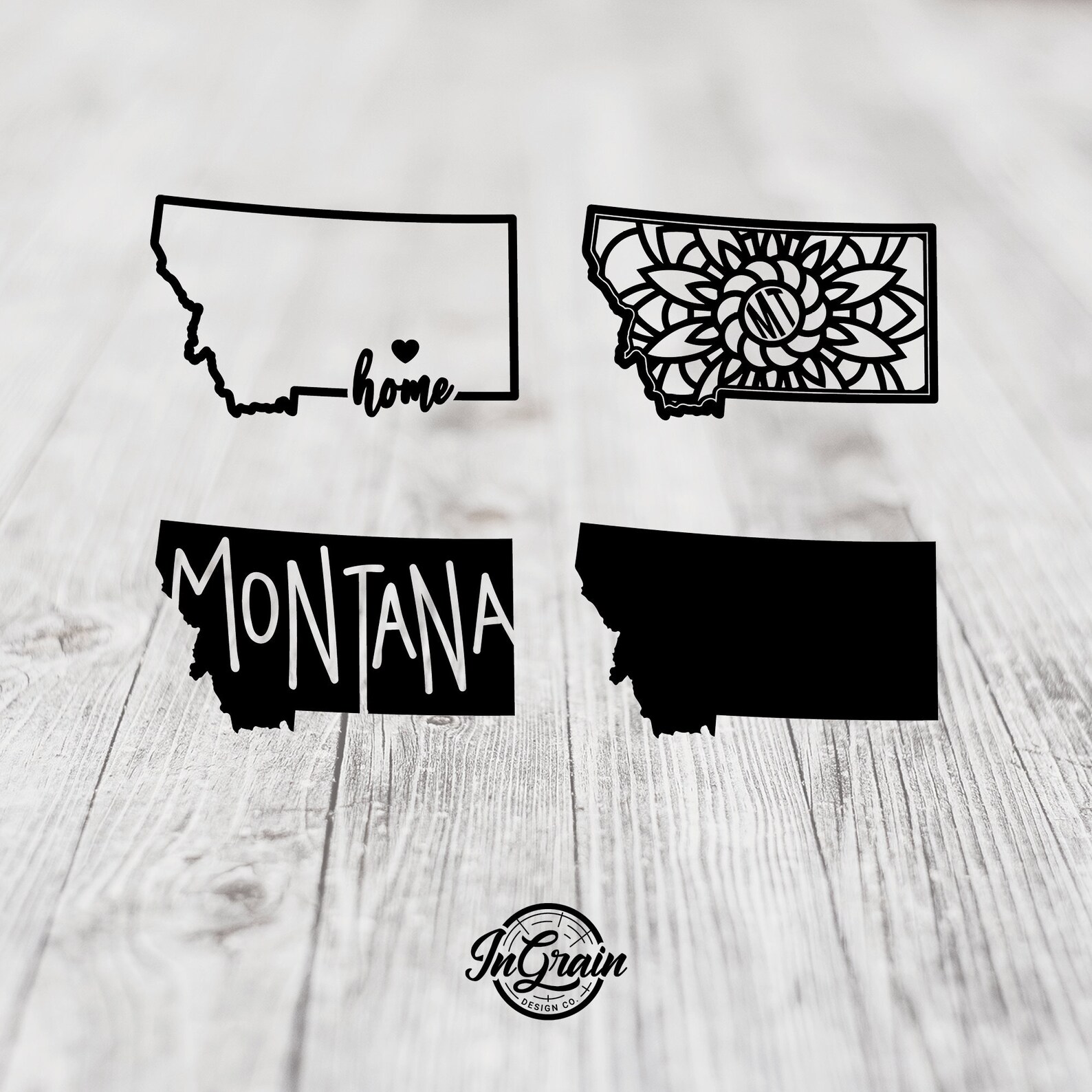Montana State Bundle Svg | Montana Svg | State Svg | Home Svg | Mandala ...