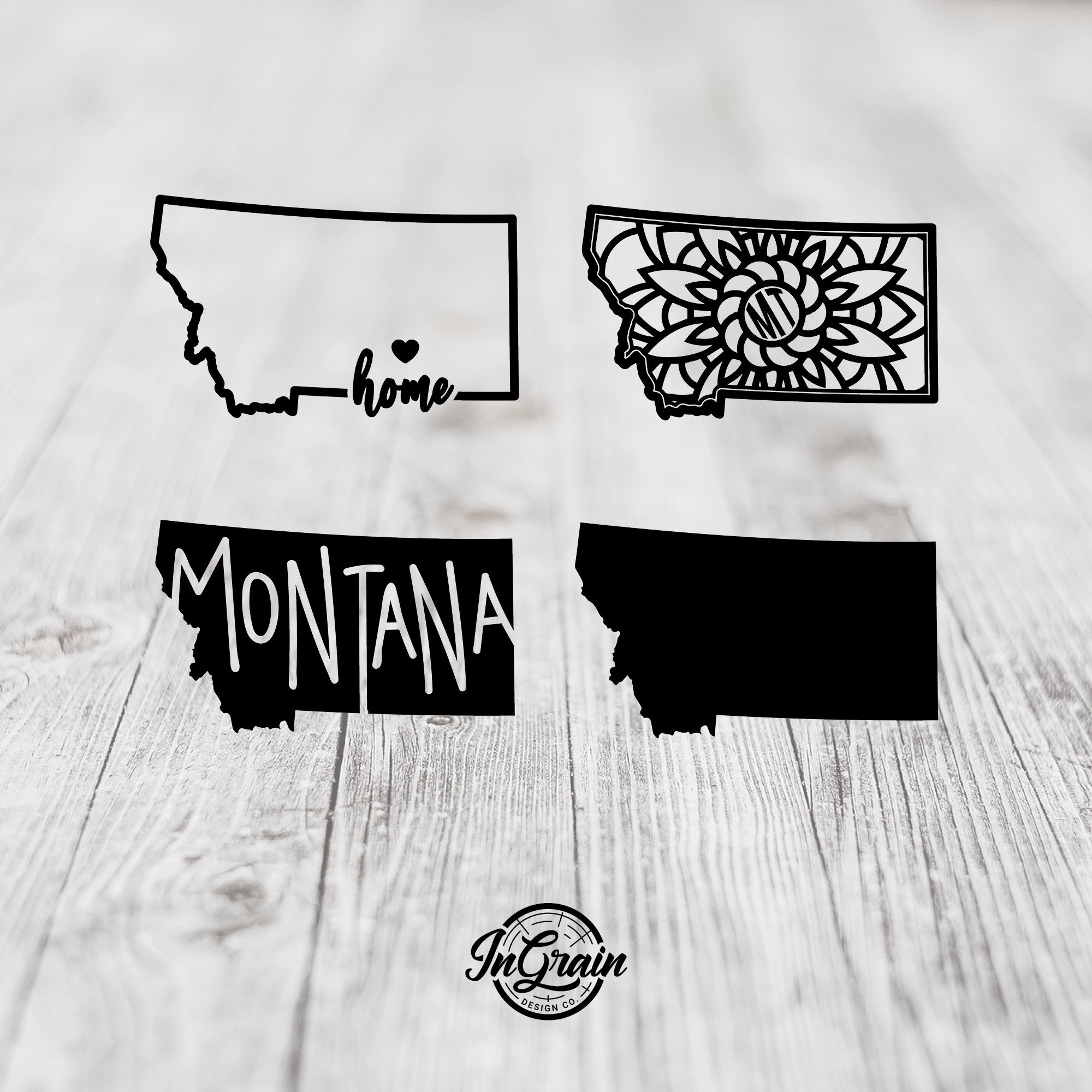 Montana State Bundle Svg | Montana Svg | State Svg | Home Svg | Mandala ...