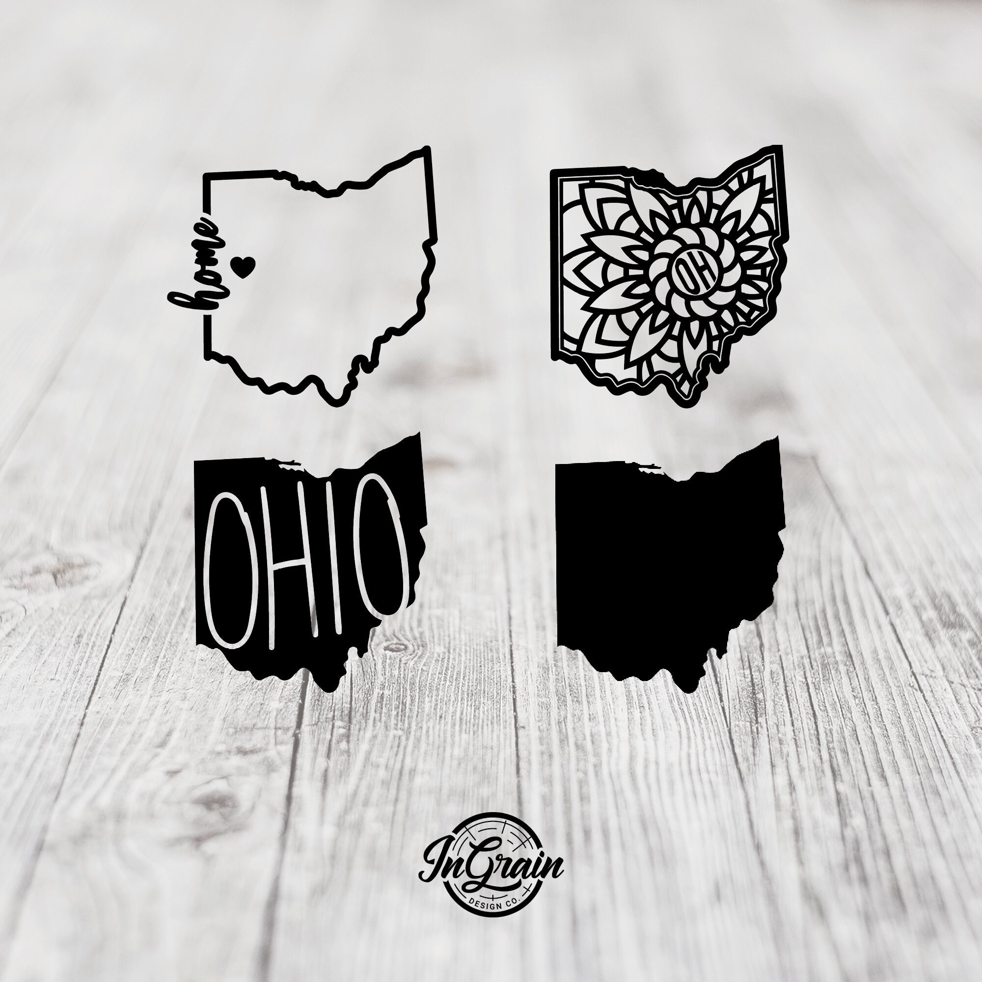 Ohio State Bundle Svg Ohio Svg State Svg Home Svg - Etsy
