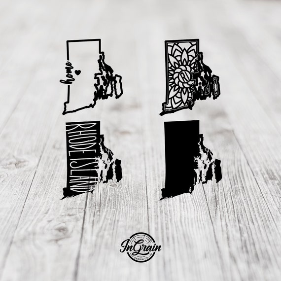 Rhode Island State Bundle Svg Rhode Island Svg State Svg | Etsy