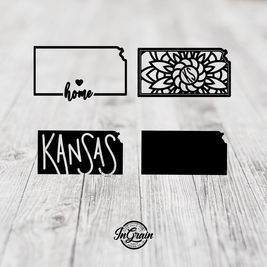 Kansas State Bundle Svg | Kansas Svg | State Svg | Home Svg | Mandala ...
