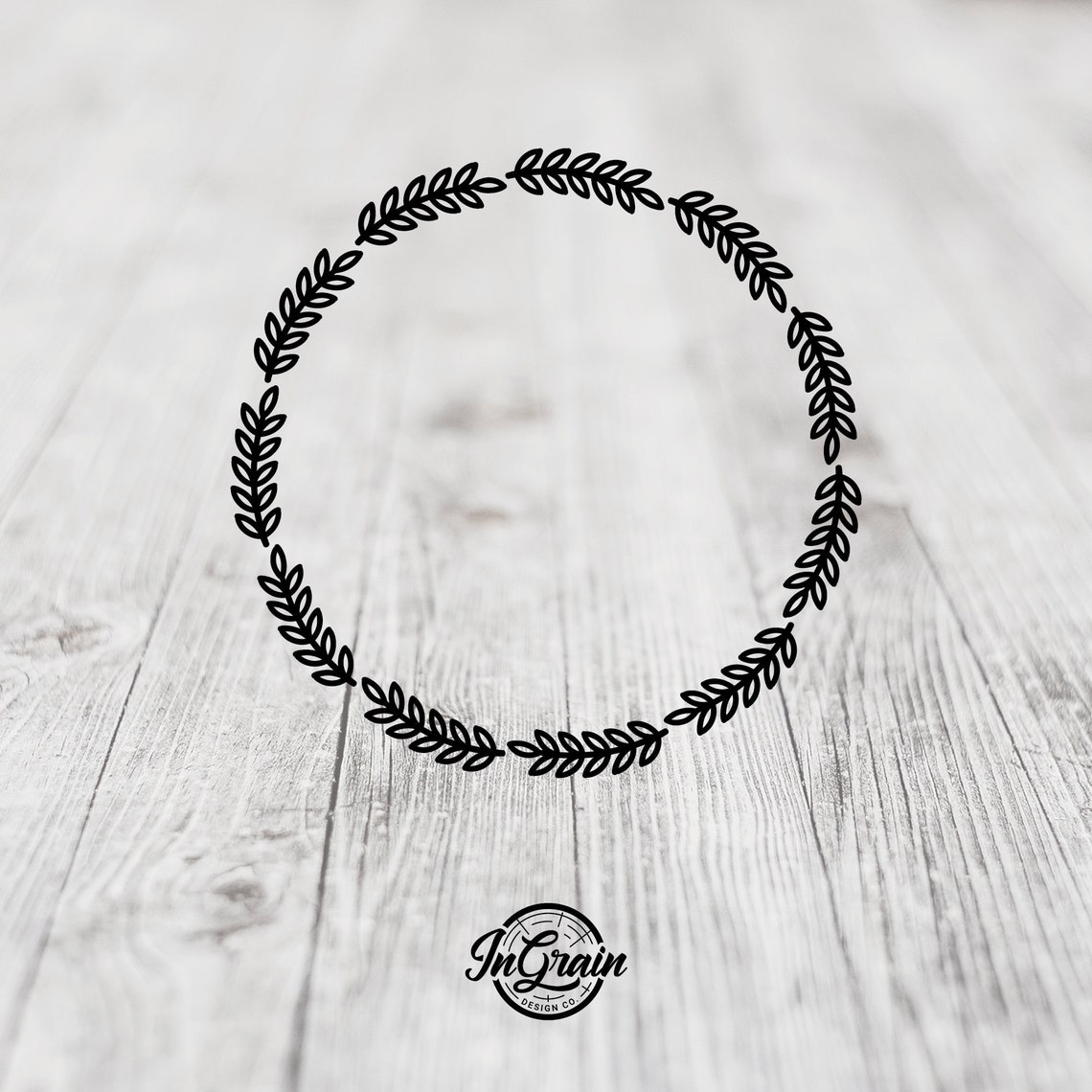 Leaves Svg Wreath Svg Farmhouse Svg Rustic Svg Floral Svg Foliage Svg ...