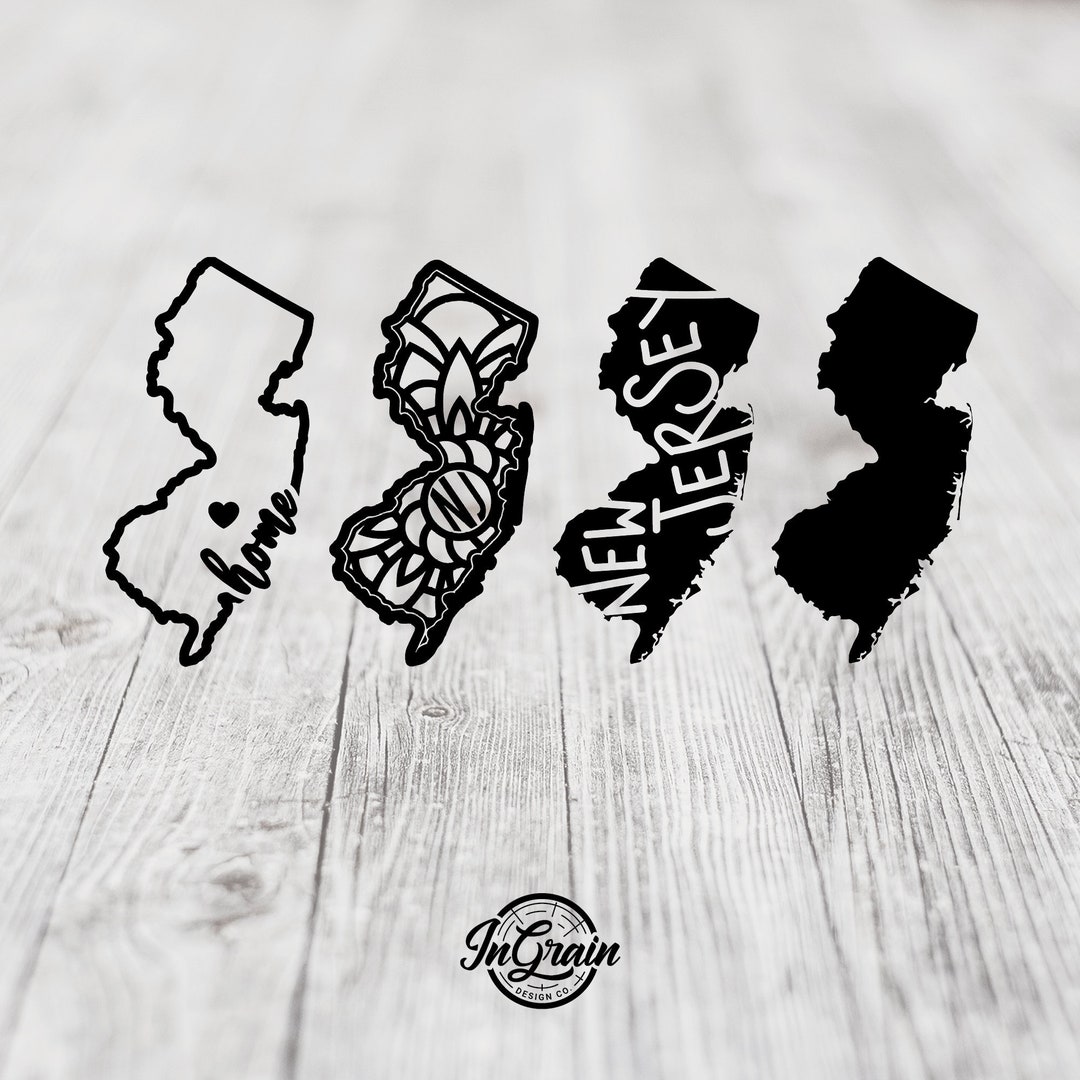 New Jersey State Bundle Svg | New Jersey Svg | State Svg | Home Svg ...