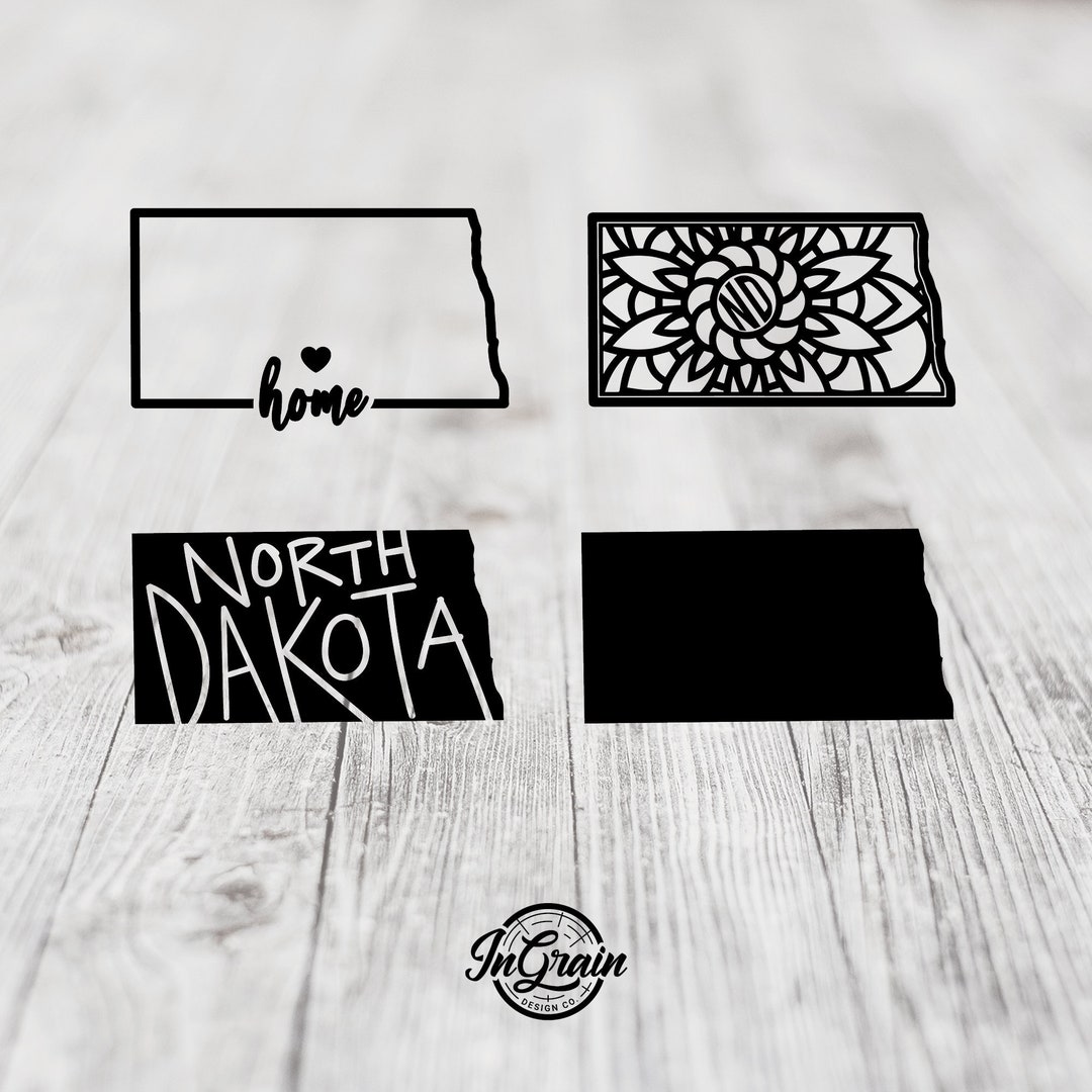 North Dakota State Bundle Svg | North Dakota Svg | State Svg | Home Svg ...