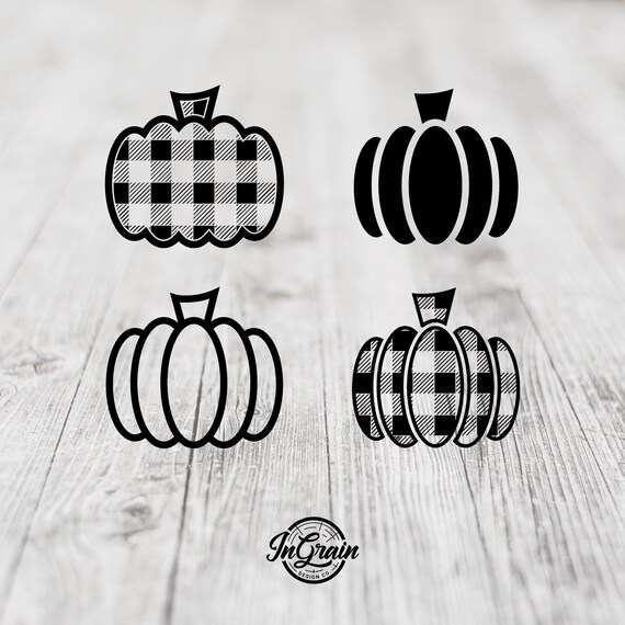 Pumpkin Svg Plaid Svg Pattern Svg Halloween Svg Fall | Etsy