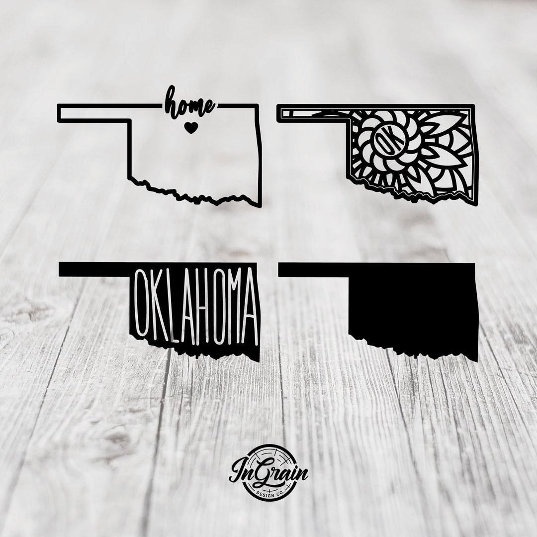 Oklahoma State Bundle Svg | Oklahoma Svg | State Svg | Home Svg ...