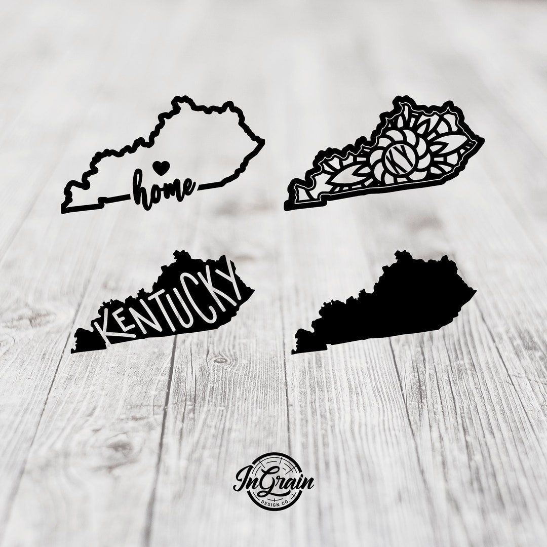 Kentucky State Bundle Svg | Kentucky Svg | State Svg | Home Svg ...