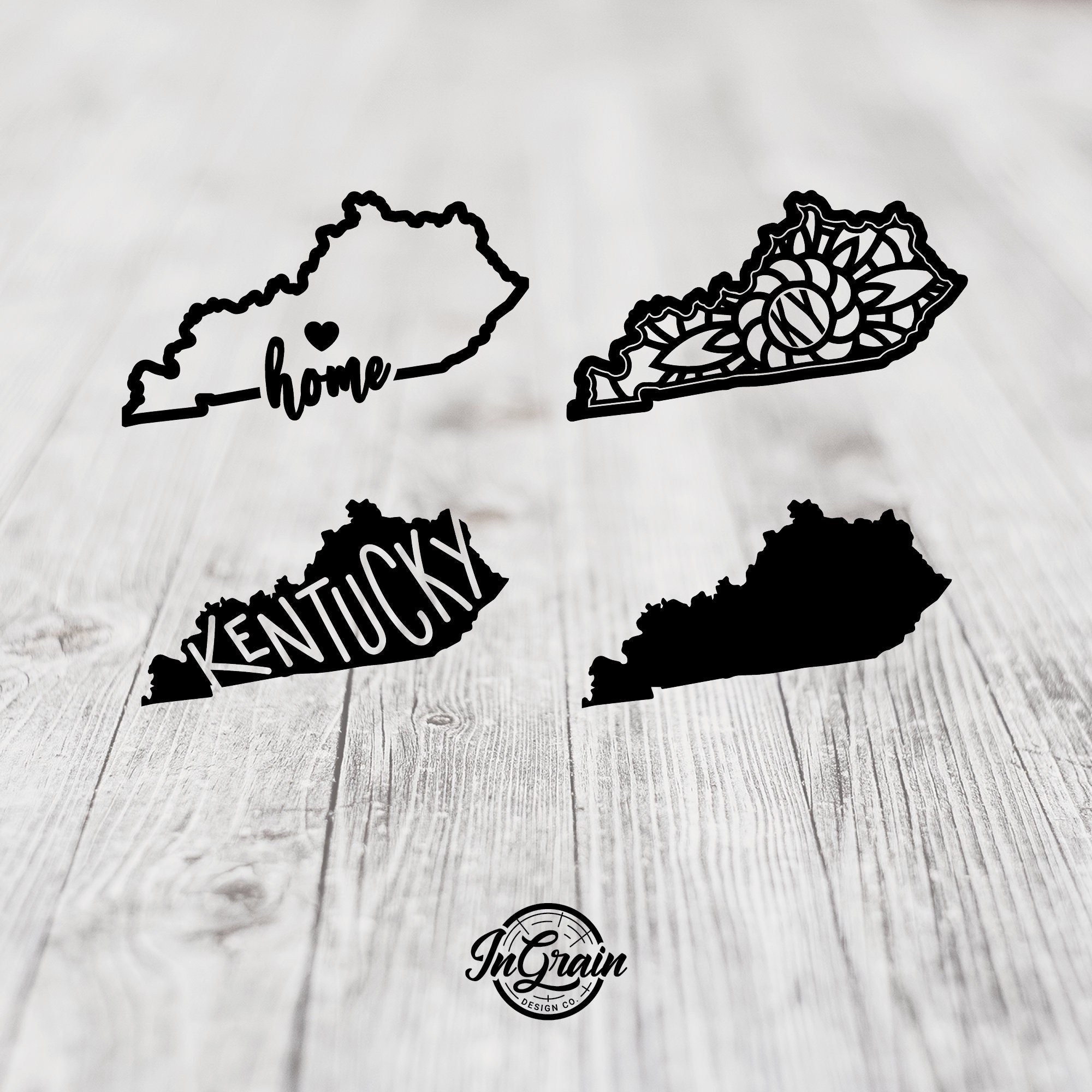 Kentucky State Bundle Svg Kentucky Svg State Svg Home Svg Mandala Svg ...