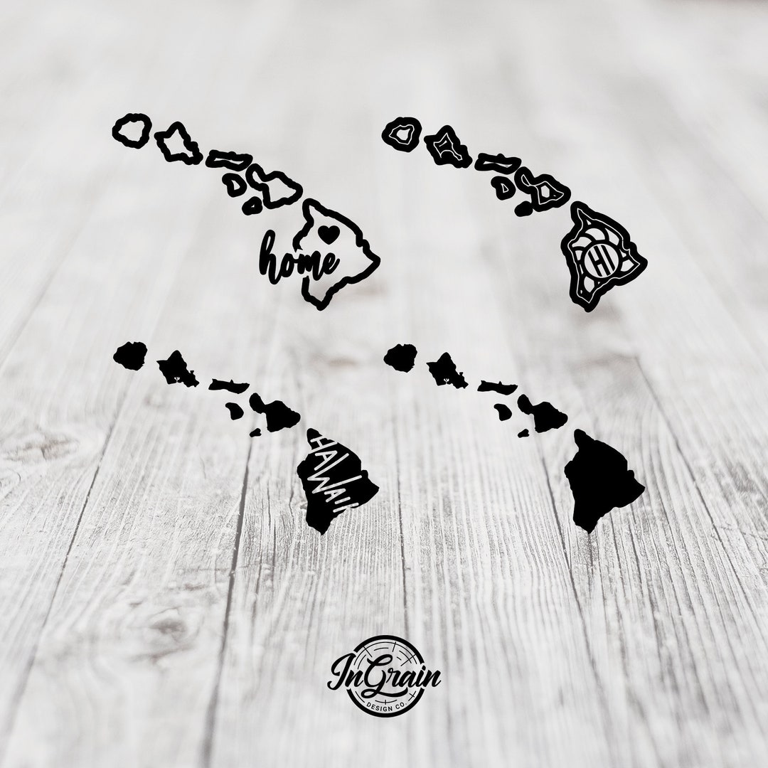 Hawaii State Bundle Svg | Hawaii Svg | State Svg | Home Svg | Mandala ...