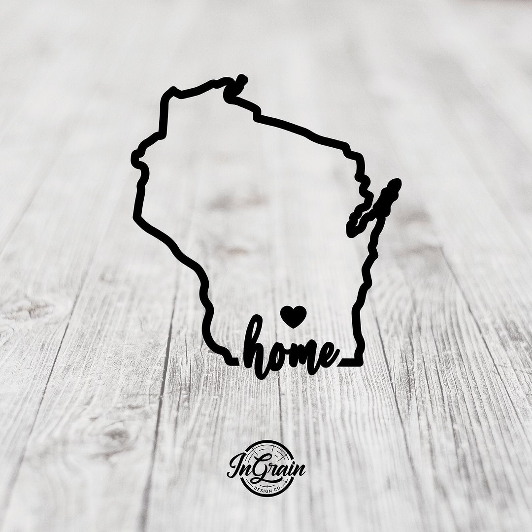 Wisconsin Svg — Home Svg — State Svg — Pride Svg - Etsy