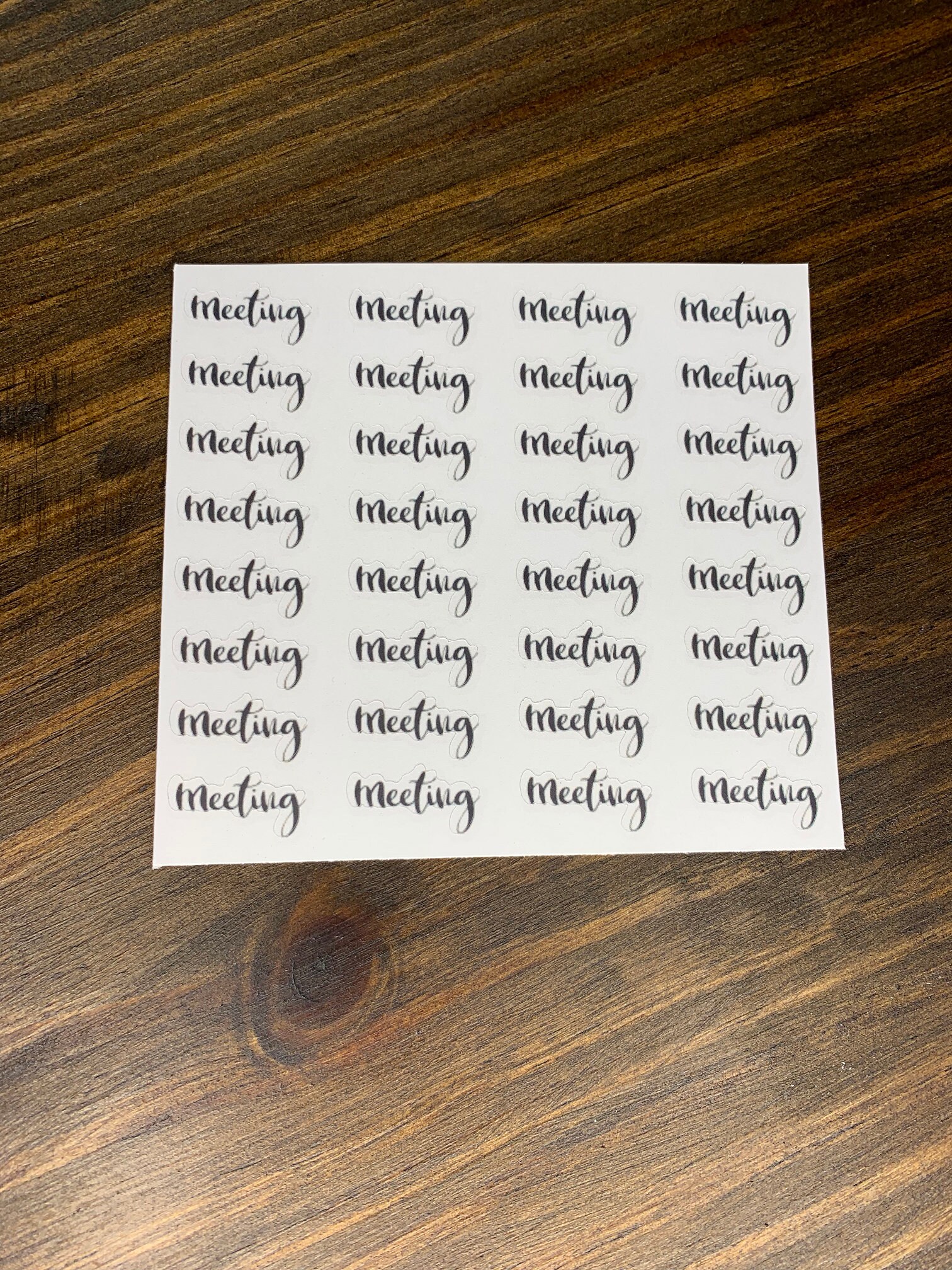 Printable Meeting Stickers - Etsy