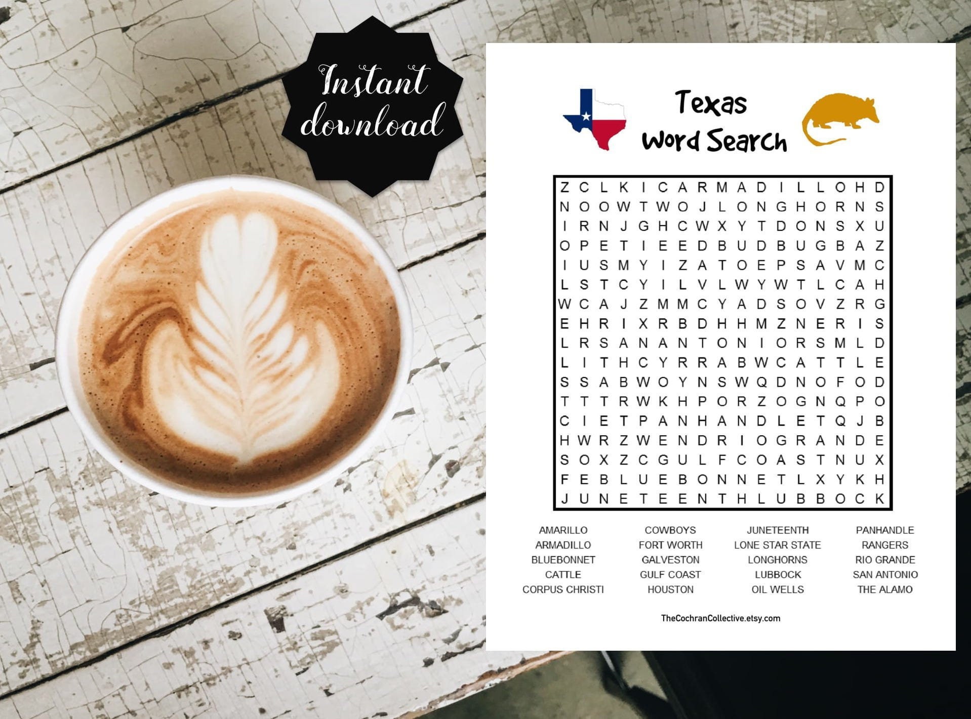 Texas Word Search - Texas Teacher Activities - Texas History Worksheet ...