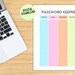 Planner Set Pastel Rainbow Instant Download Letter Size 8.5x11 PDF to ...