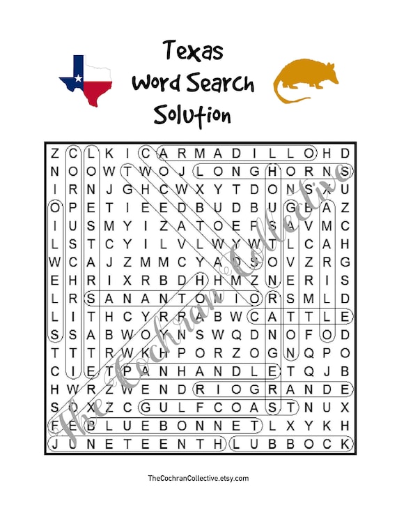 Texas History Worksheet