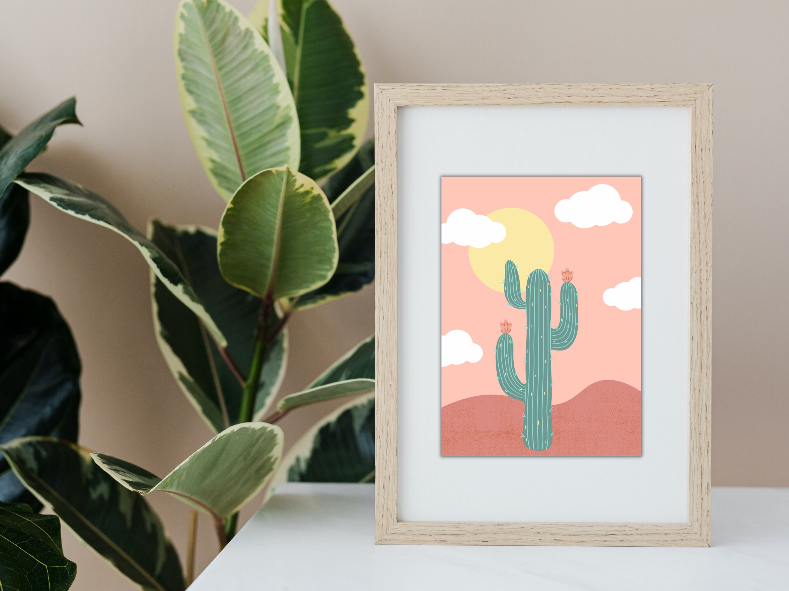 Stay Wild Western Cactus Printable Art 5x7 and 8x10 Digital Download ...