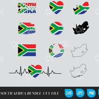 Africa Map With Countries' Names Inside Text SVG Cut Files Vector Files ...