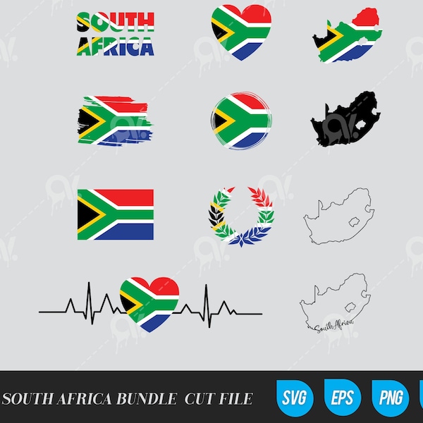Africa Map With Countries' Names Inside Text SVG Cut Files Vector Files ...