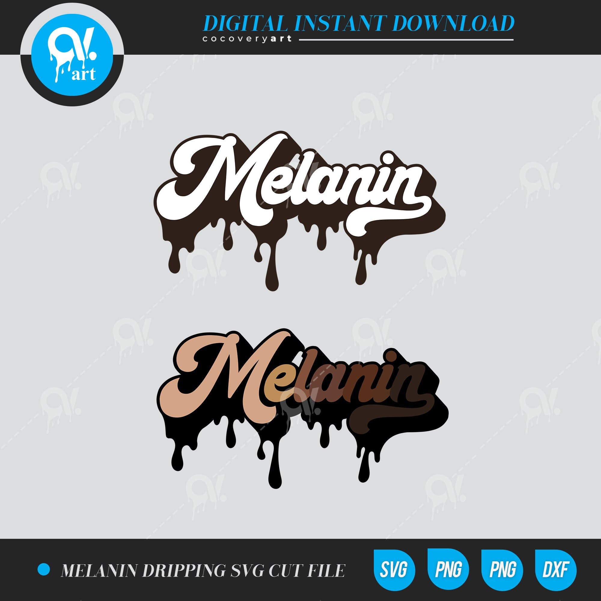 Melanin Dripping Shades SVG Files Melanin Vector Files Clip - Etsy