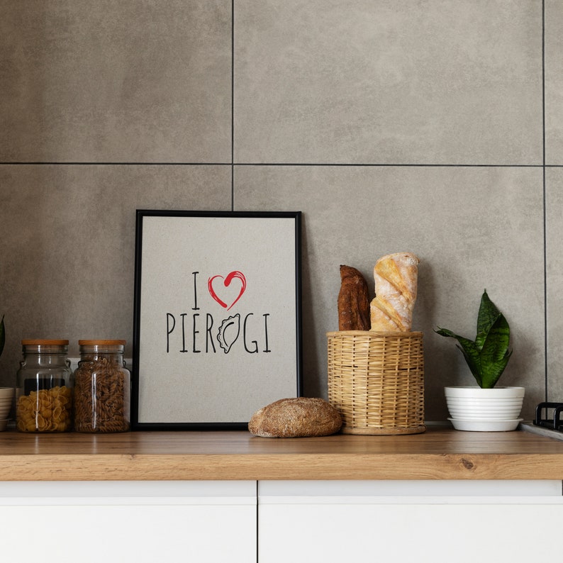 I Love Pierogi Ai, Svg, Eps, Dxf File for Silhouette Cameo, Curio, Cut ...