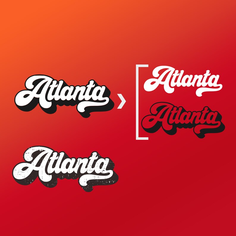 Atlanta Georgia SVG Cut Files: Vector Clipart (digital Download) - Etsy