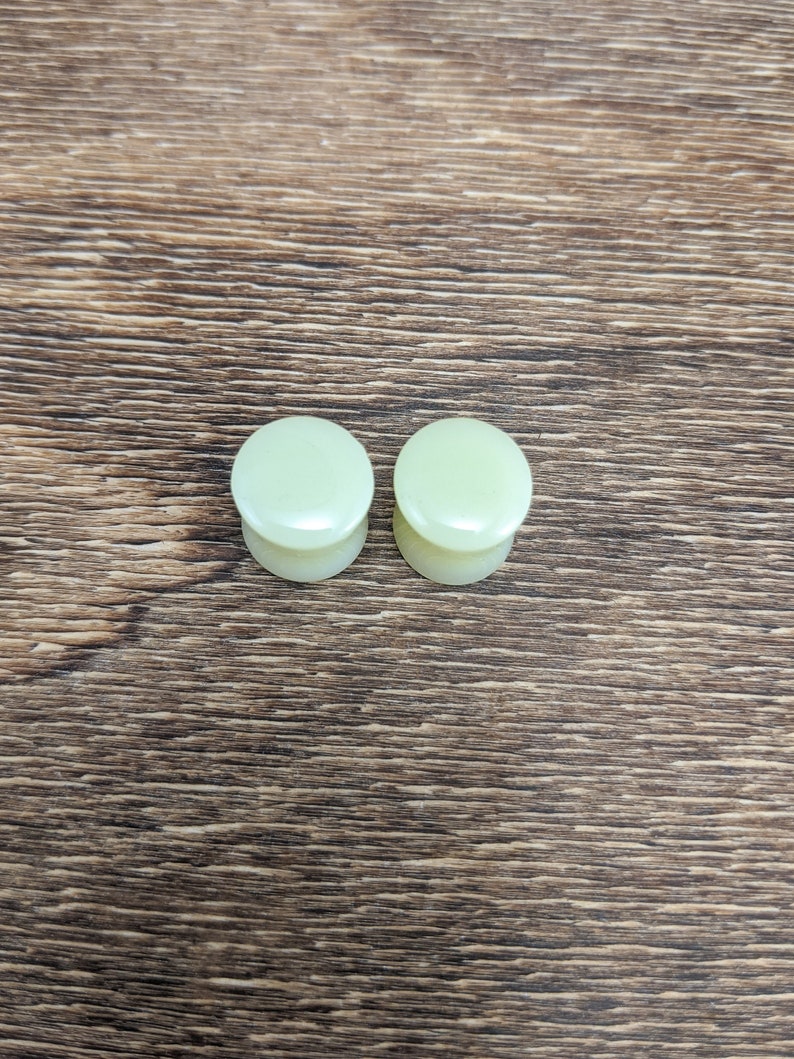 Pastel Yellow Plugs, Double Flare Plugs, Body Jewelry, Yellow Gauges ...
