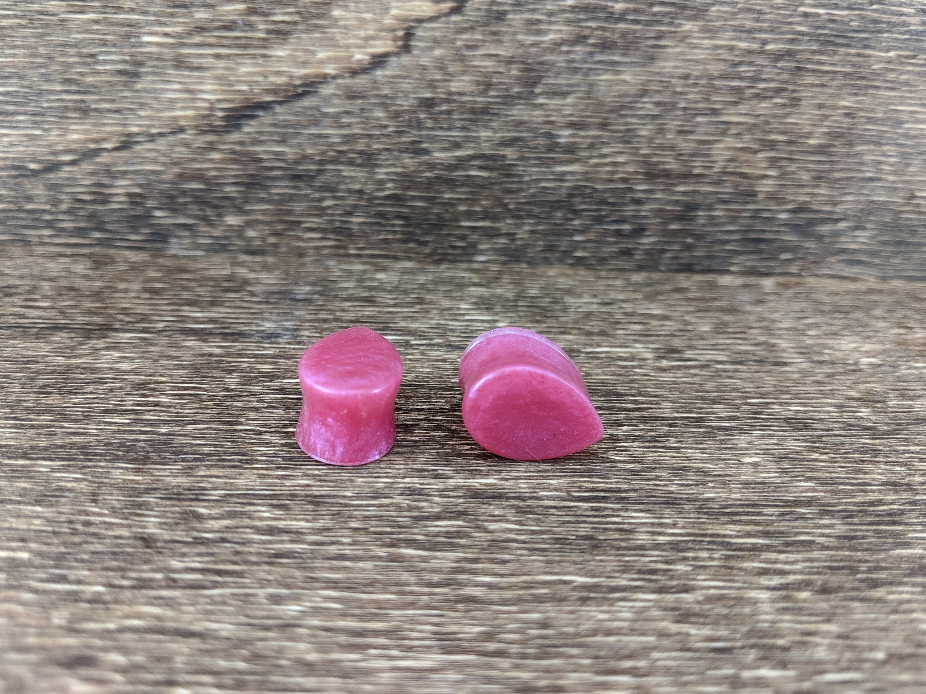Hot Pink Teardrop Plugs Teardrop Gauges Tear Drop Double | Etsy