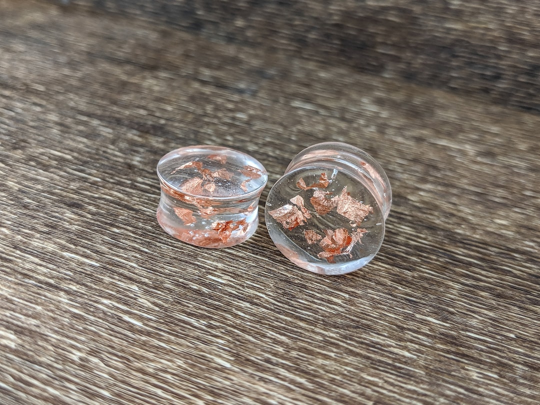 Copper Flake Plugs, Copper Foil Plugs, Copper Gauges, Double Flare ...