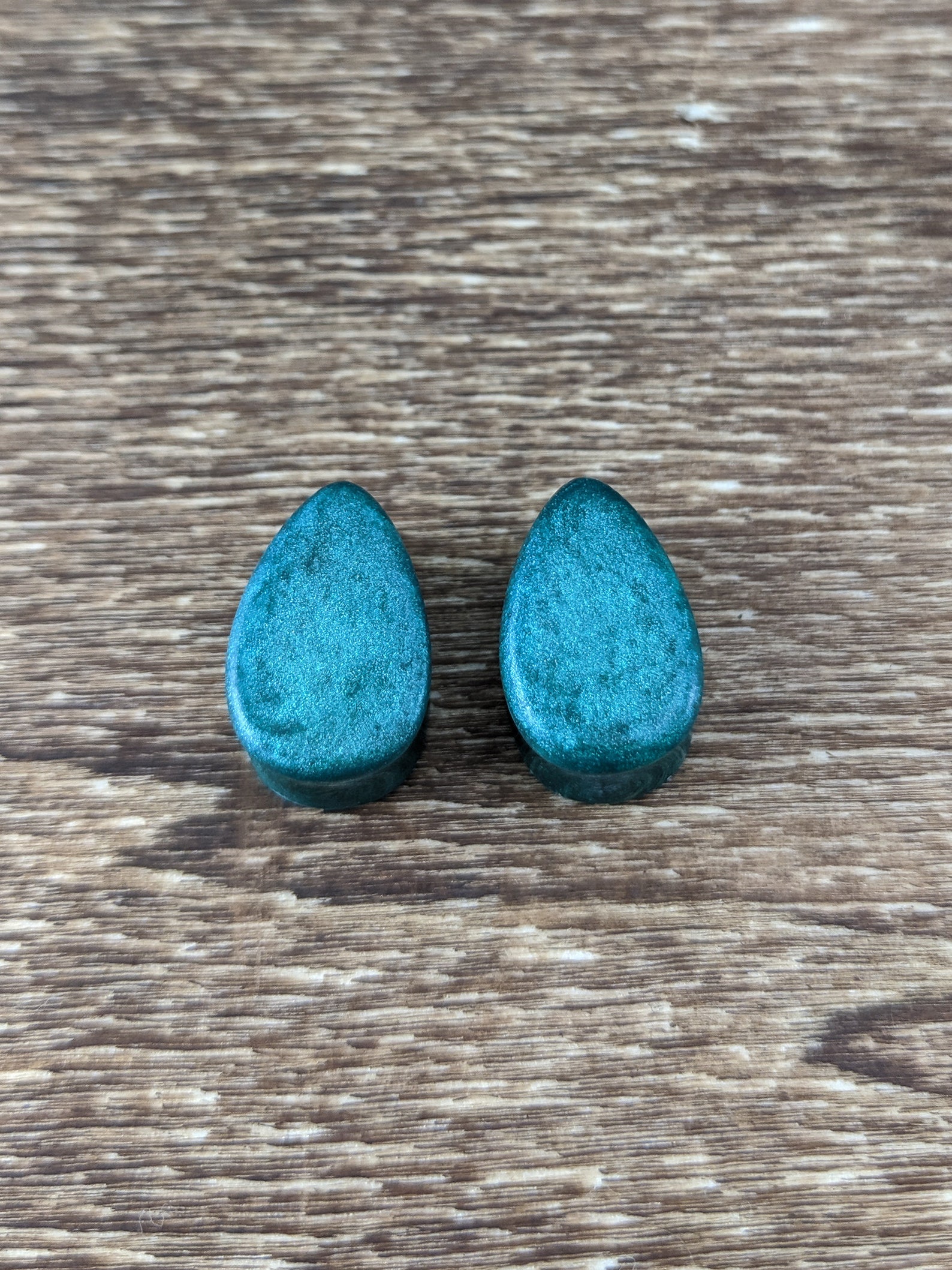 Emerald Green Teardrop Plugs Teardrop Gauges Tear Drop | Etsy