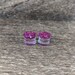 Hot Pink Glass Glitter Plugs Pink Glitter Plugs Glitter - Etsy