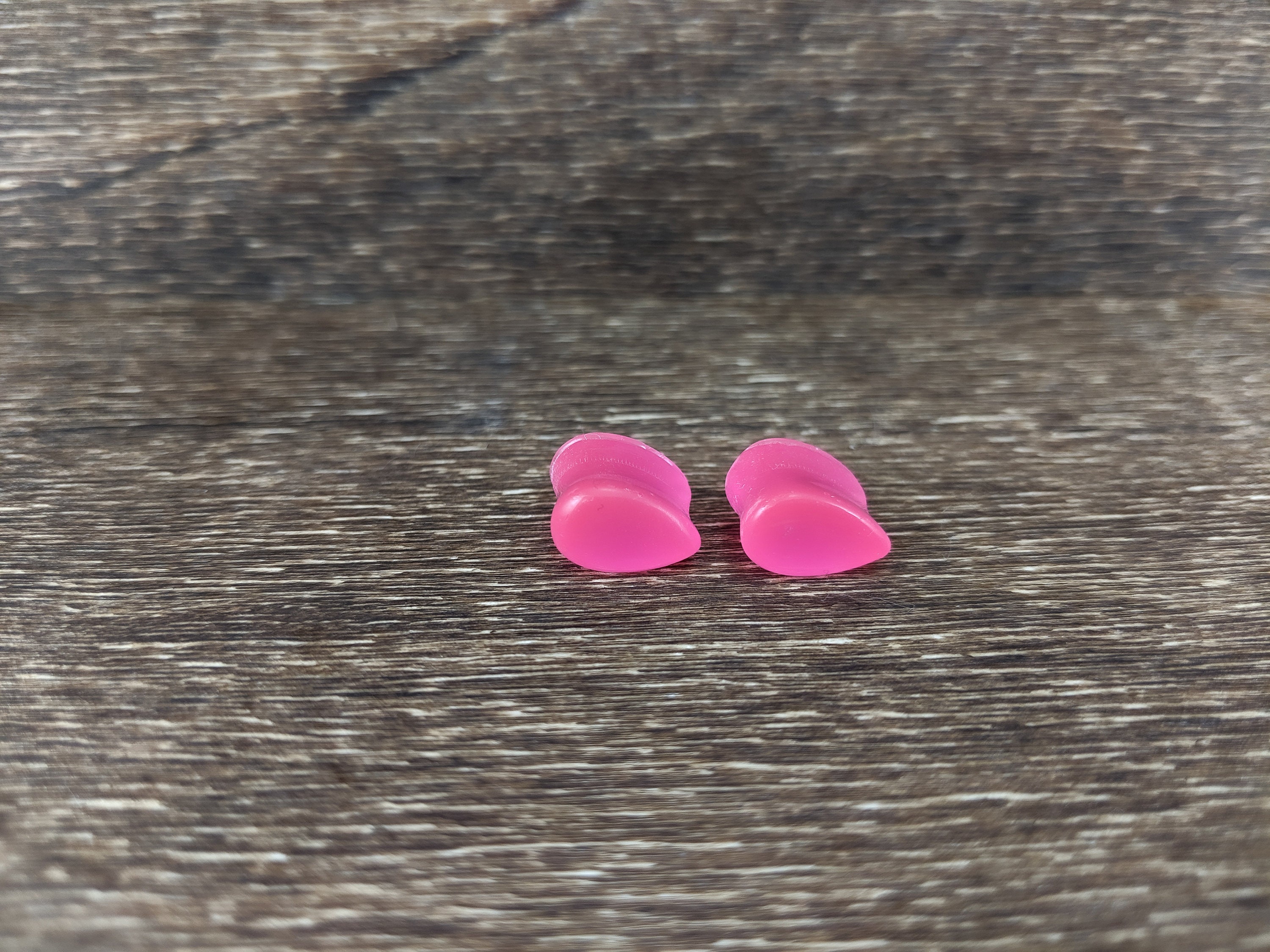 Hot Pink Teardrop Plugs Teardrop Gauges Tear Drop Double | Etsy