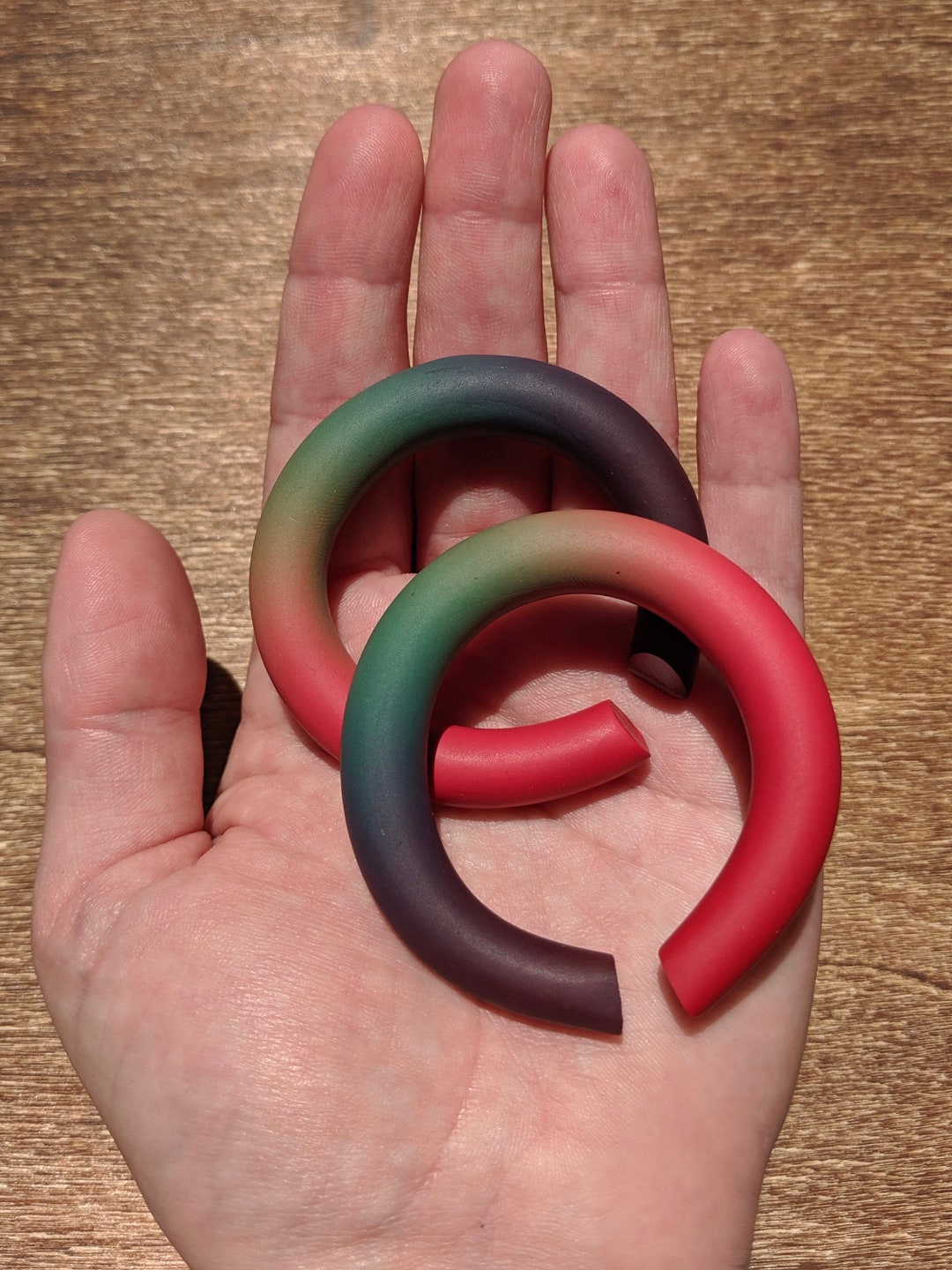 Rainbow Ombre Customizable Gauges, Pride Gauges, LGBTQ Jewelry, Hoop ...