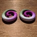 Genderqueer Pride Ombre Gauged Earrings,lgbtqia, Customizable Gauges ...