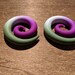 Genderqueer Pride Ombre Gauged Earrings,lgbtqia, Customizable Gauges ...