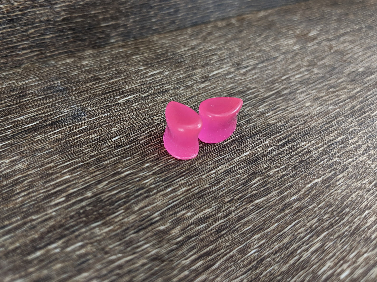 Hot Pink Teardrop Plugs Teardrop Gauges Tear Drop Double - Etsy